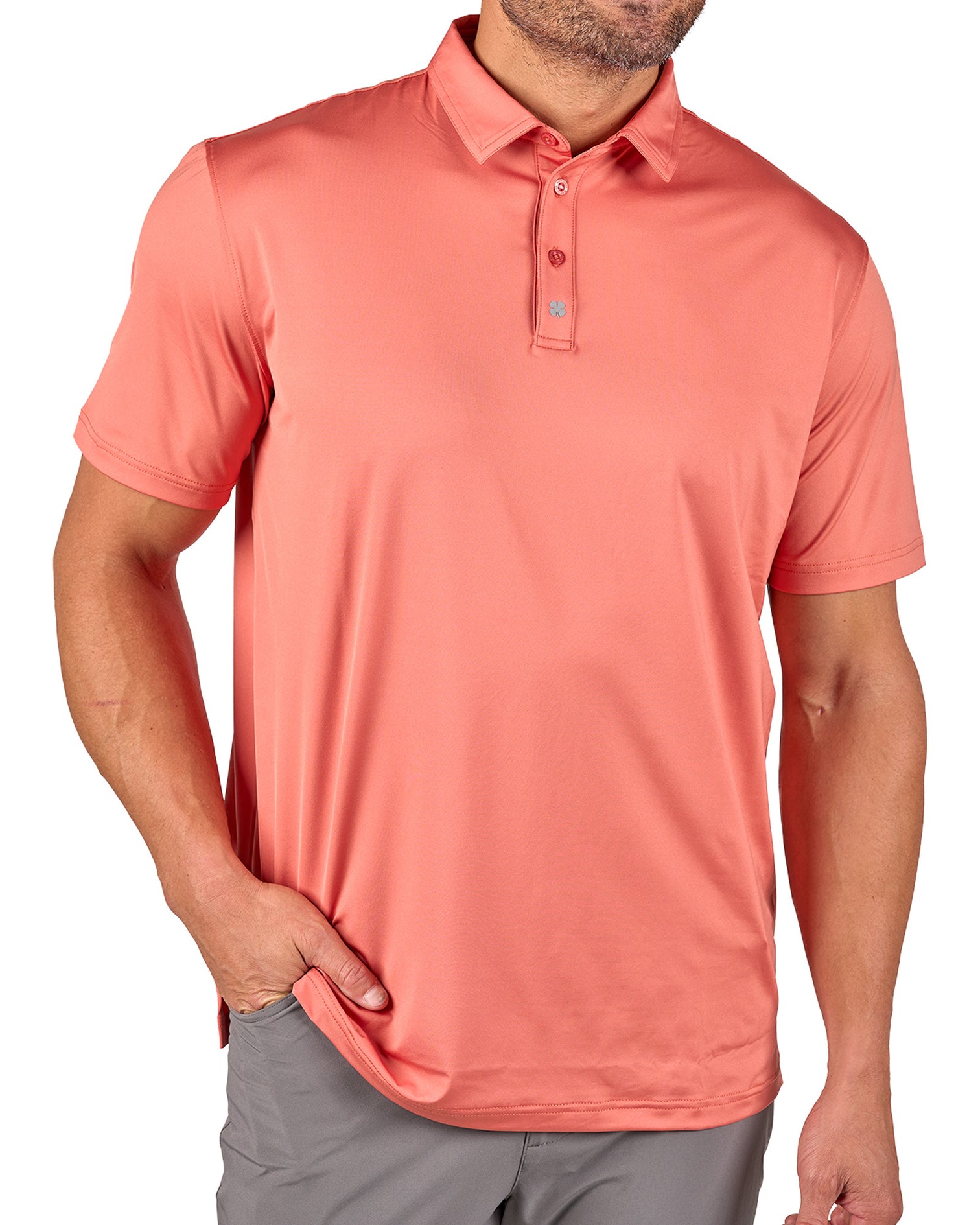 Men's Red Soft Performance Polo for Golf or Business | Black Clover Apparel