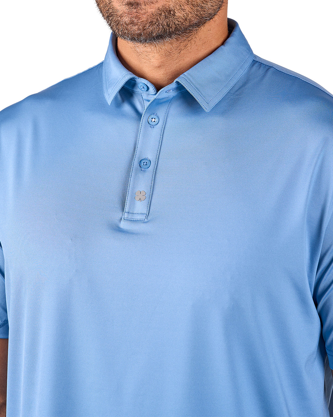 Men's Blue Soft Performance Polo for Golf or Business | Black Clover ...