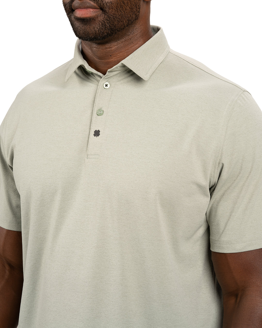 Solid Sage Green Soft Polo for Golf or Business | Black Clover Apparel