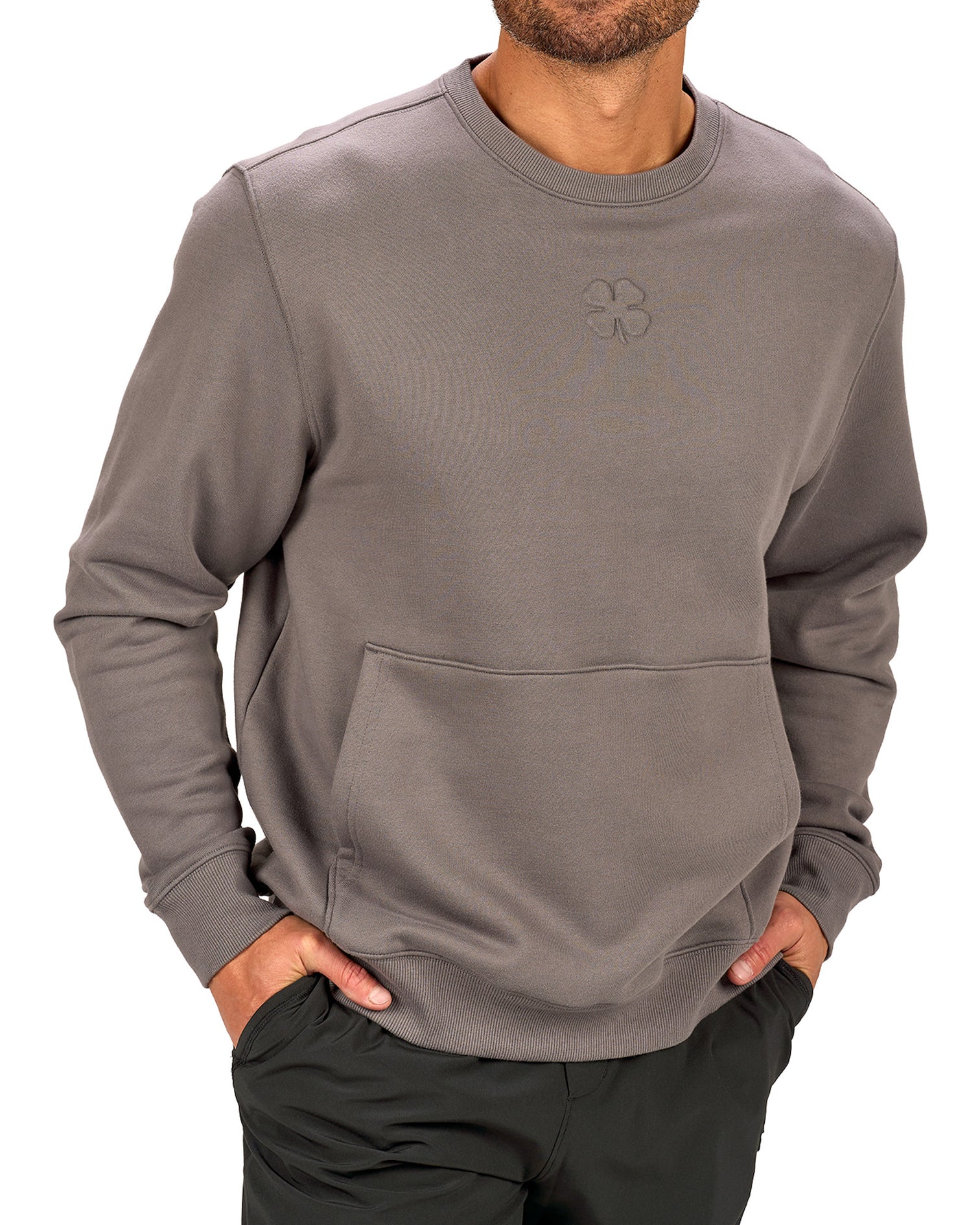 Men's Premium Grey Crewneck Sweatshirt | Black Clover Apparel