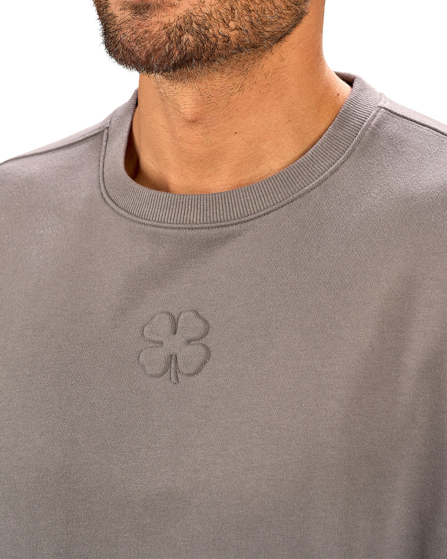 Men's Premium Grey Crewneck Sweatshirt | Black Clover Apparel