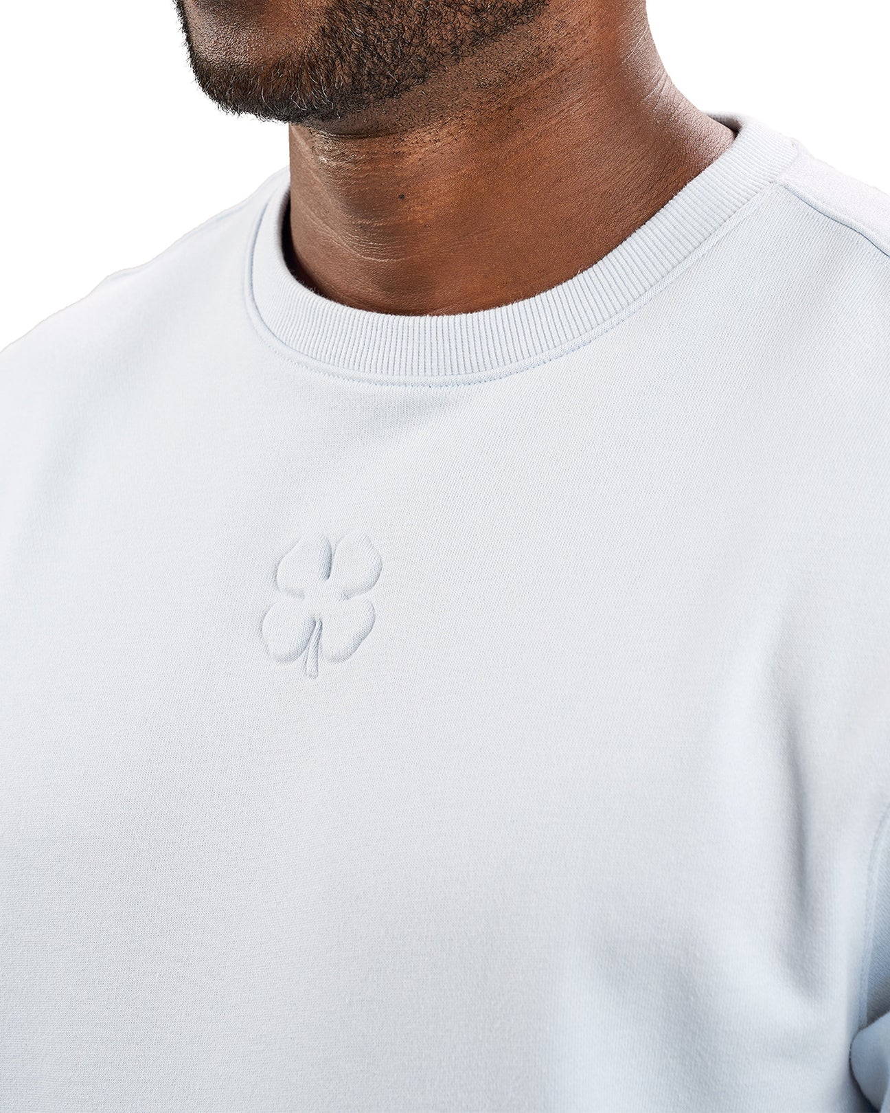 Men's Premium Blue Crewneck Sweatshirt | Black Clover Apparel