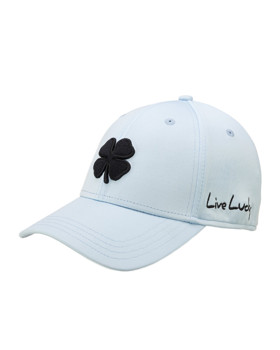 Unisex Ice Blue Fitted Hat with Black Clover Icon | Black Clover Apparel