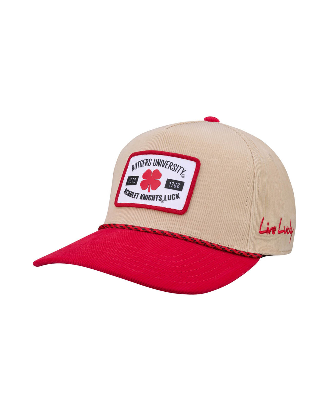 Vintage Cream Corduroy Rutgers Scarlet Knights Snapback with Patch ...