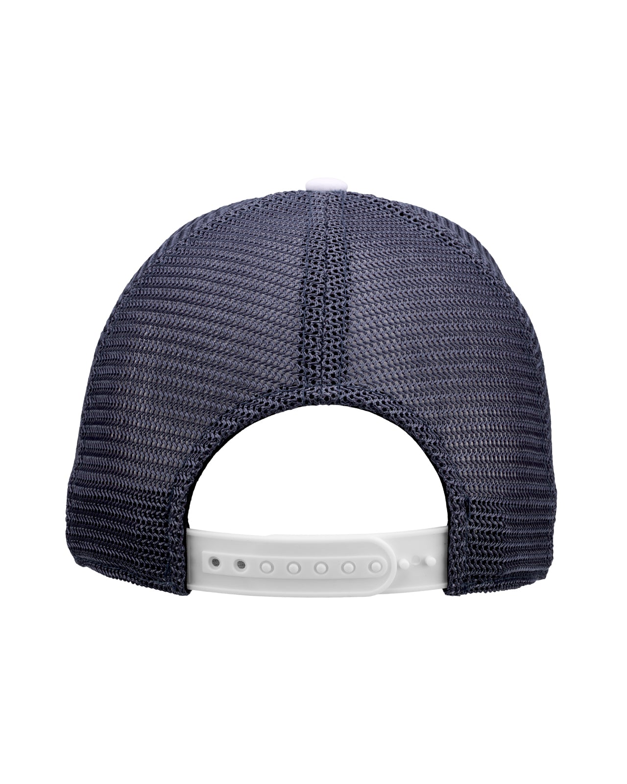 White and Blue Mesh Golf Hat with Clover Icon – Black Clover