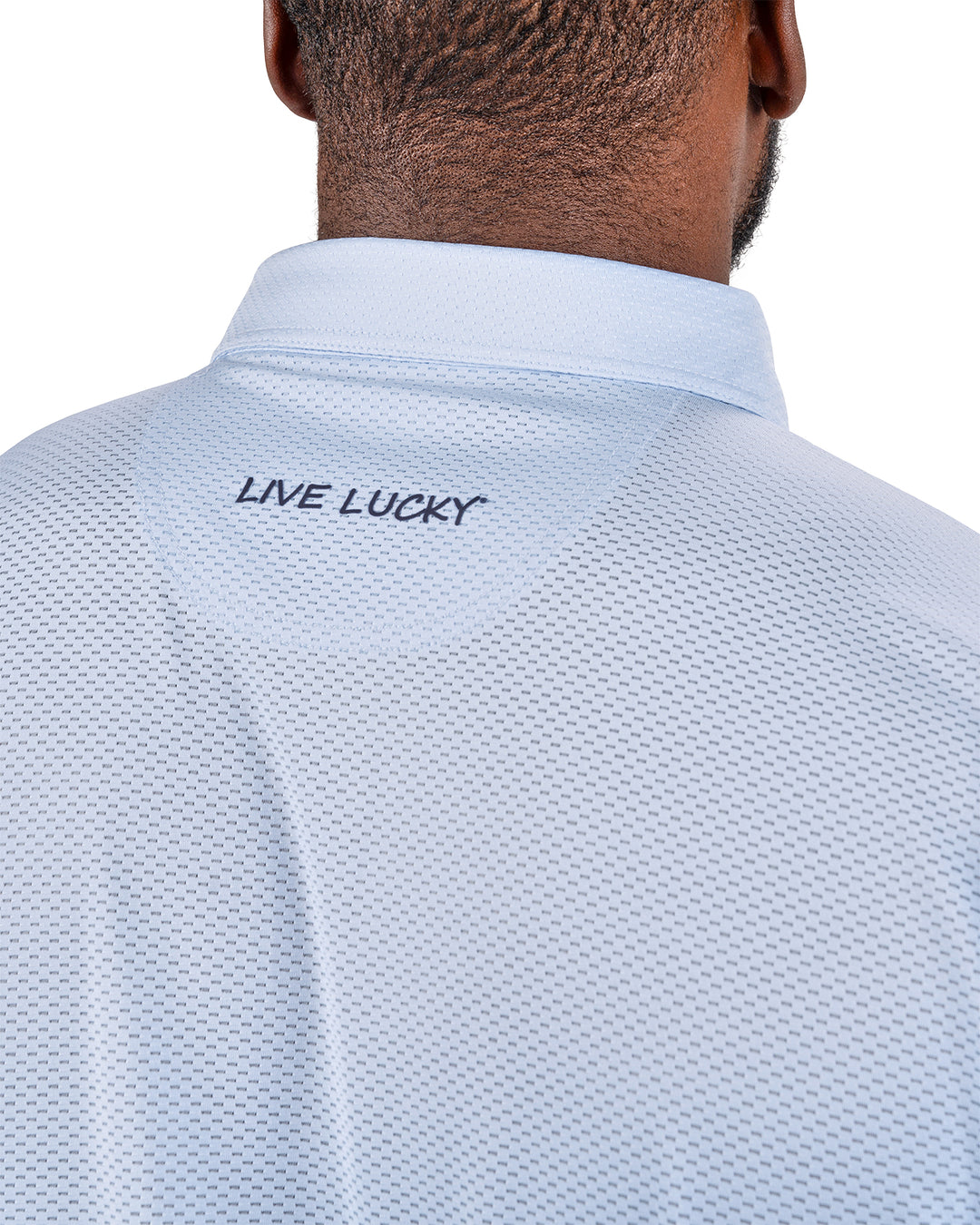 Breathable Men's Light Blue Golf Polo for Classic Style – Black Clover